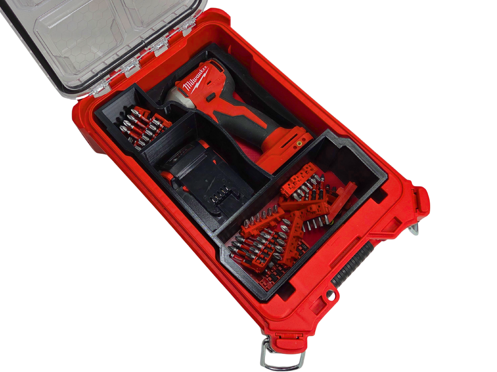 Milwaukee M18 Compact Impact Driver (3650-20) Packout Insert – Northern ...